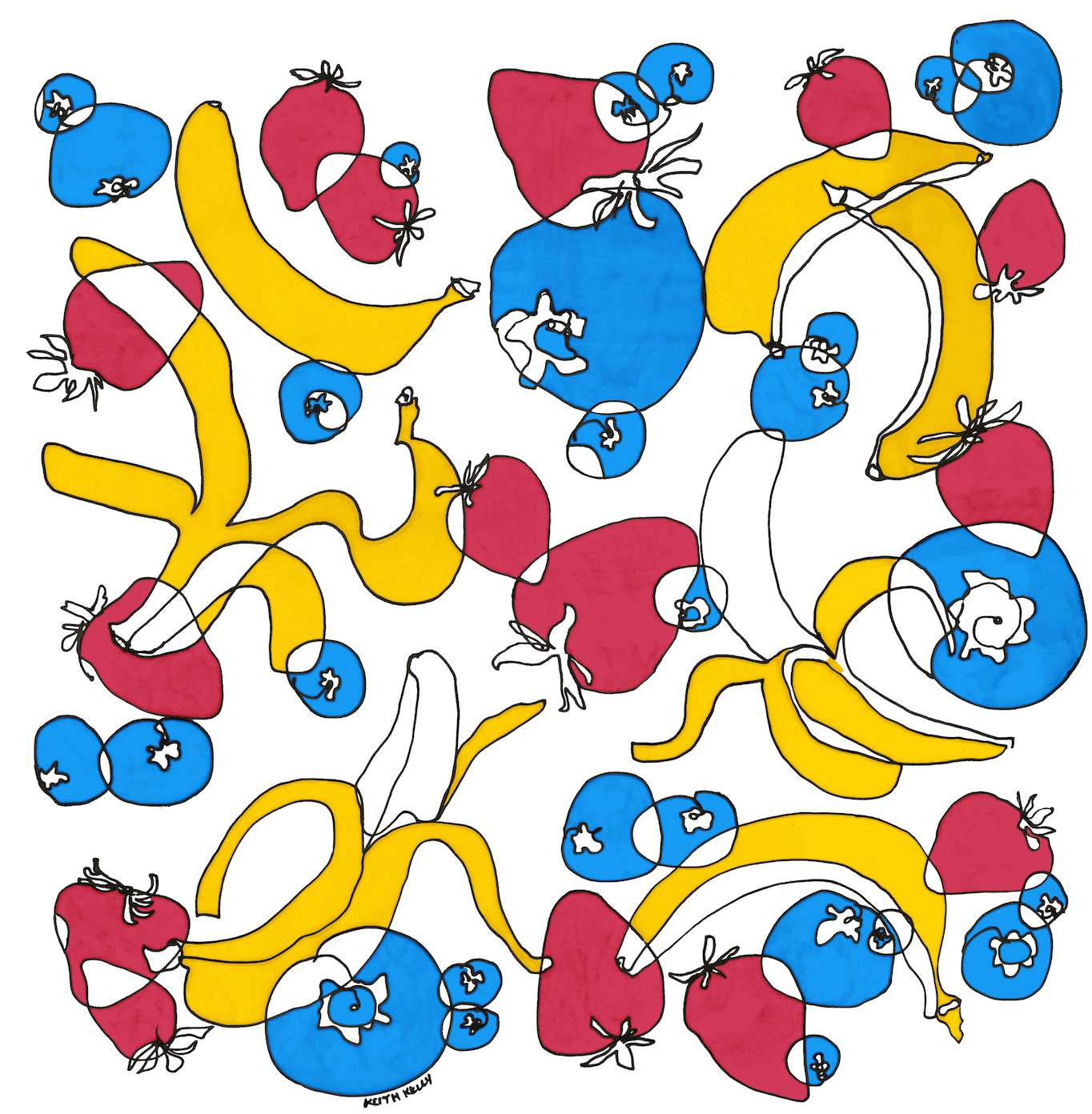Primary Fruit 🍌🍓🫐 – KeithKelly